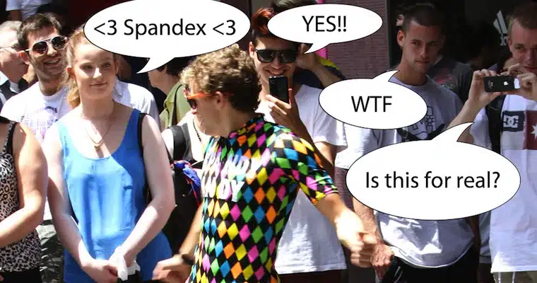 SPANDY ANDY RIPS IT ON THE BEACH IN HIS SPARKLY SPEEDOS