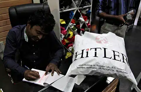 Indian Clothes Shop Called "Hitler"