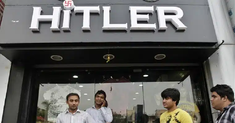 Indian Clothes Shop Called "Hitler"