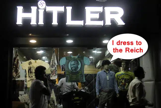 Indian Clothes Shop Called "Hitler"