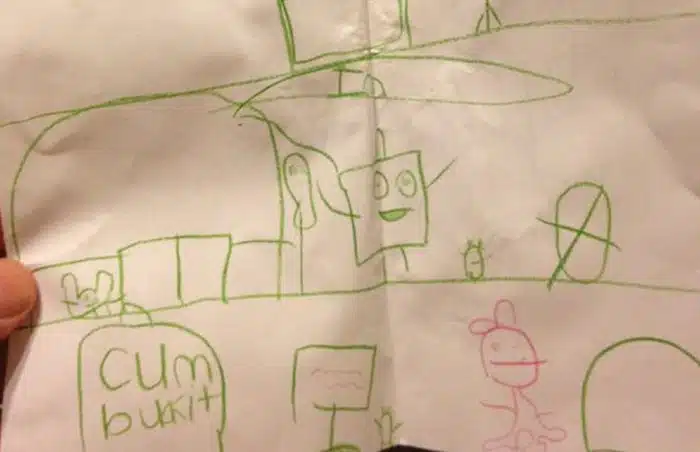 25 Unintentionally Inappropriate Childrenâ€™s Drawings