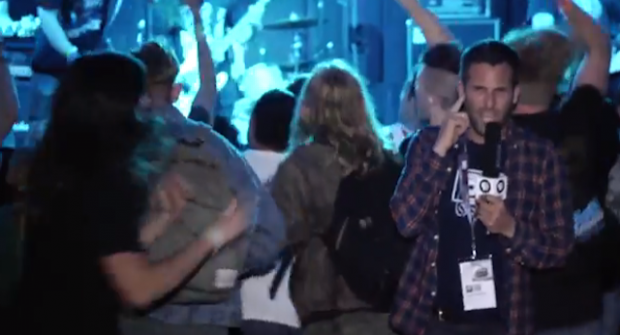 VIDEO: Watch This PBS Reporter Get Beaten Down In A Mosh Pit At SXSW