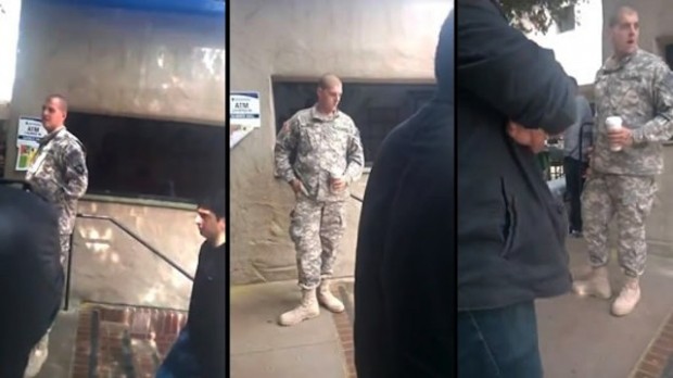 VIDEO: Army Veteran Confronts Dude Wearing Fake Uniform In The Street