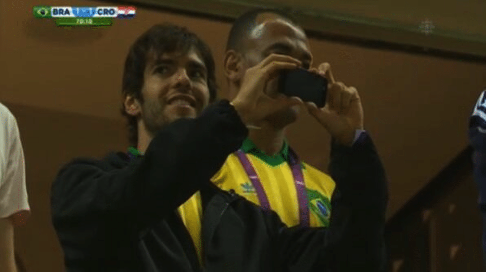 Here's The Instagram Video Kaka Took Of Neymar's Penalty