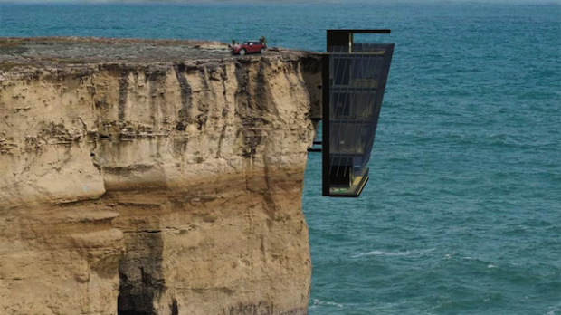 Crazy Australians Design House That Literally Hangs Off A Cliff