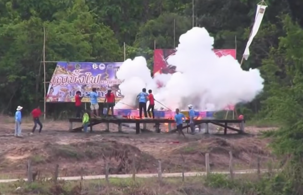 Stare In Awe At This Incredible Firework Powered UFO Thing