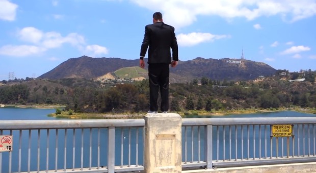 Steve-O Performs His Biggest Flip Jump Off A Bridge Ever; Gets Johnny ...