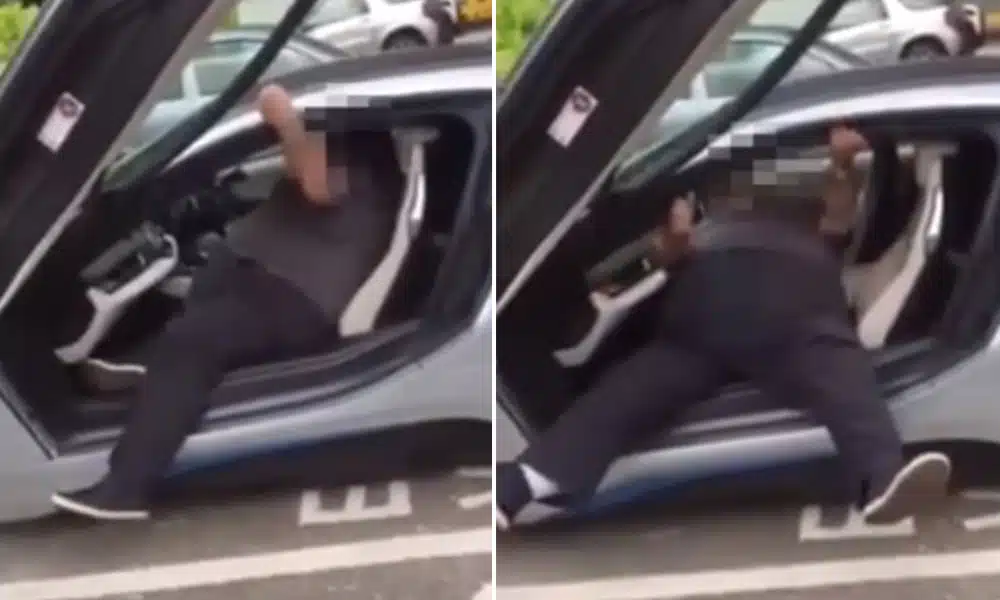 This Video Of A Fat Dude Trying To Get Out His Tiny New BMW Is ...