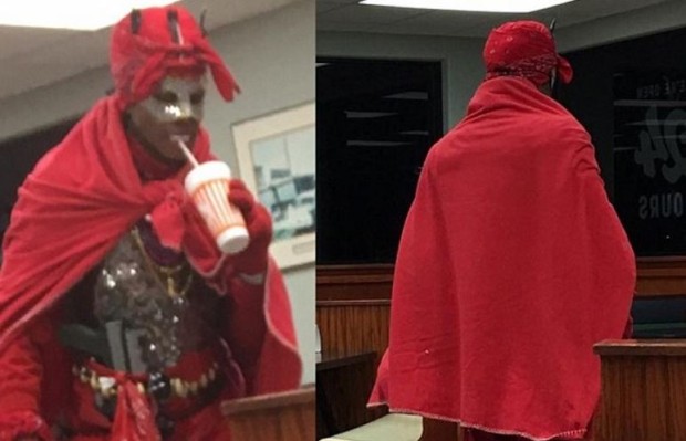 Terrifying Psychopath Dressed As Satan Arrested After Intense ...