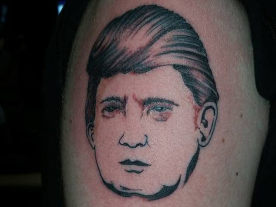 This Guy Is Offering Free Donald Trump Tattoos And They're Actually Popular