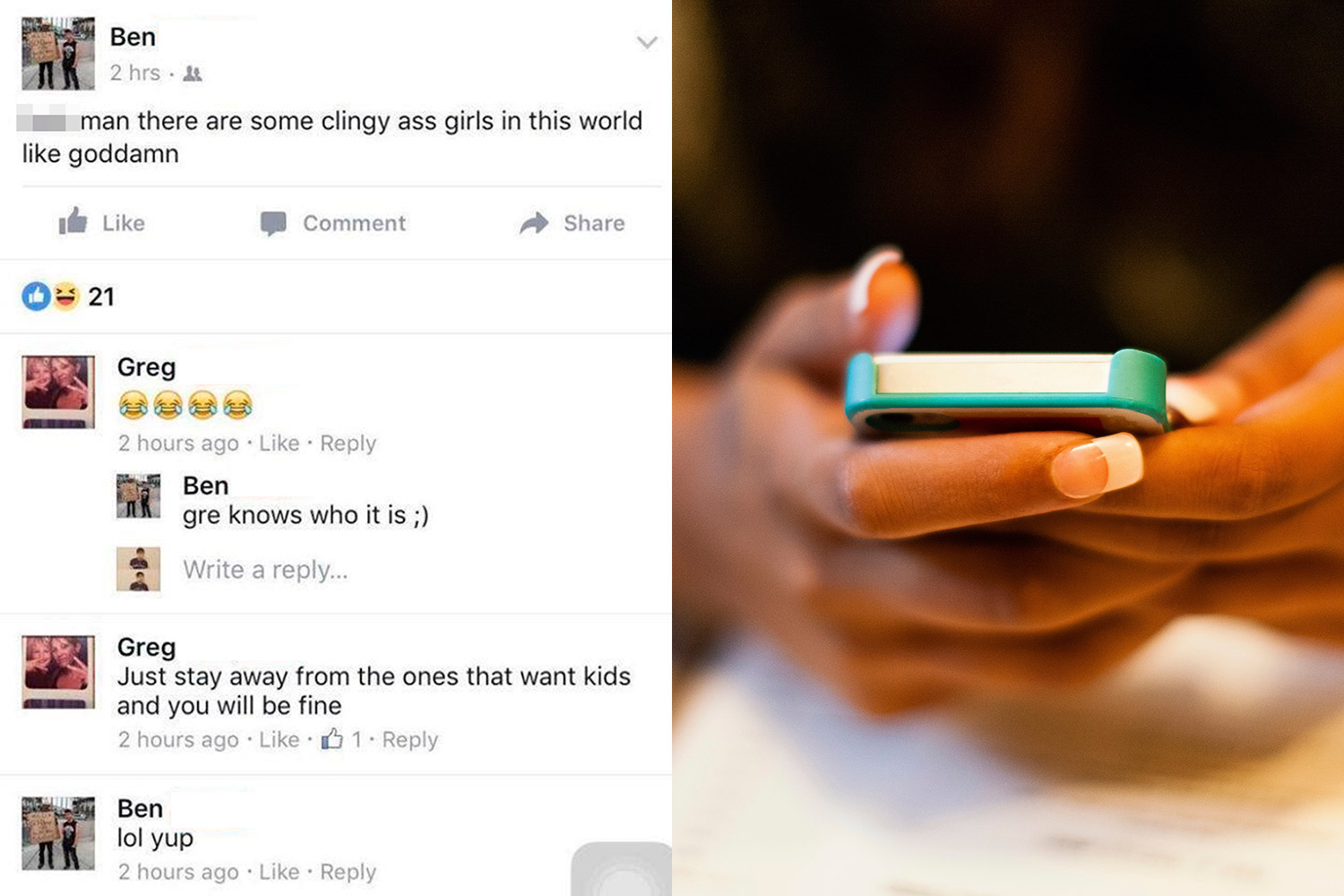This Guy Complaining About ‘Clingy Girls’ On Facebook Just Got Exposed ... This Guy Complaining About ‘Clingy Girls’ On Facebook Just Got Exposed ...