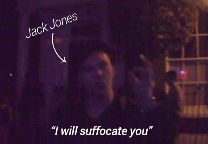 Watch Jack Jones Try To Start A Fight With A Bouncer Outside A Club