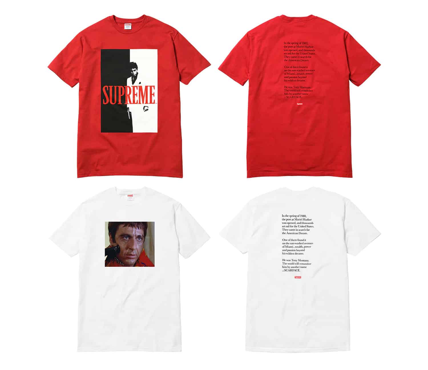 Supreme's New Scarface Collection Is An Excellent Celebration Of ...