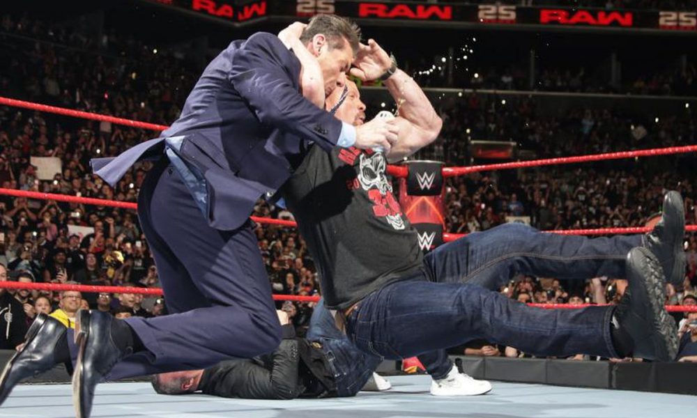 Stone Cold Steve Austin Returned To Raw Last Night And Stunnered Vince ...