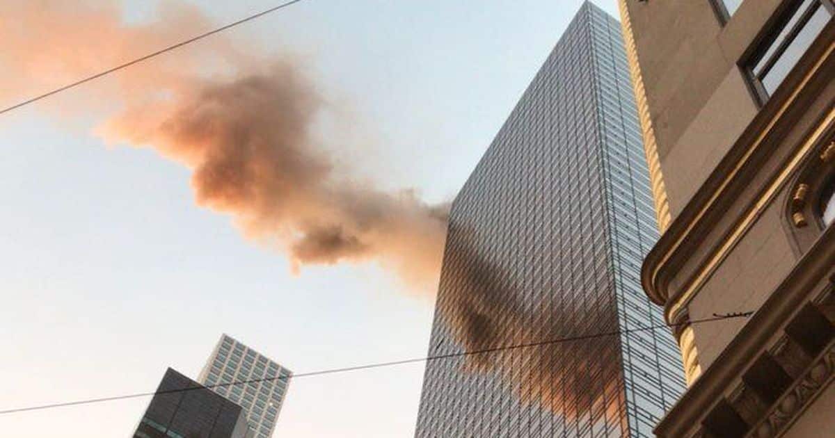 Trump Tower Was On Fire This Morning