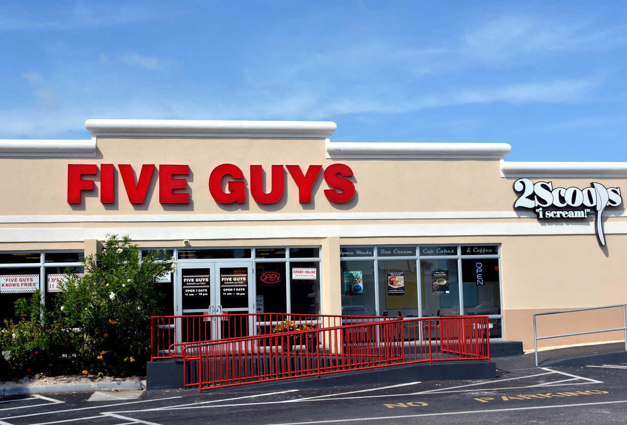 Five Guys Arrested For Fighting At Five Guys