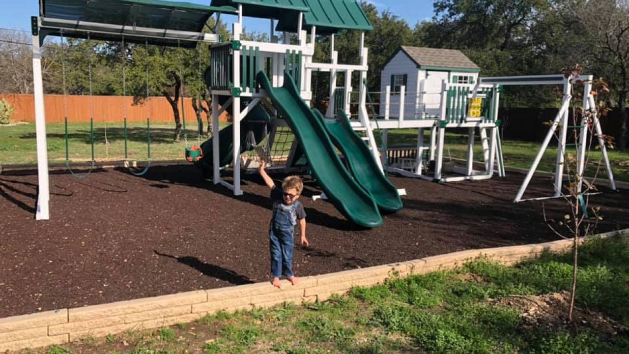 Family Build Playground For Their Terminally Ill 3-Year-Old, Neighbours ...
