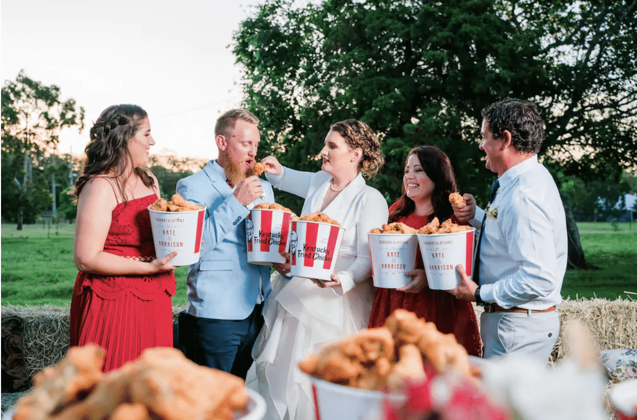 A Couple Got Married In The World's First Ever KFC Themed Wedding