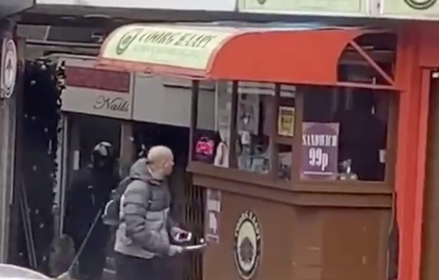A White Man Targeted And Smashed Up A Black Man's Shop With A Hammer In ...