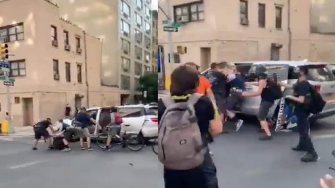 Watch A Trans Femme Protester Get Shoved Into An Unmarked Van During Nyc Protest