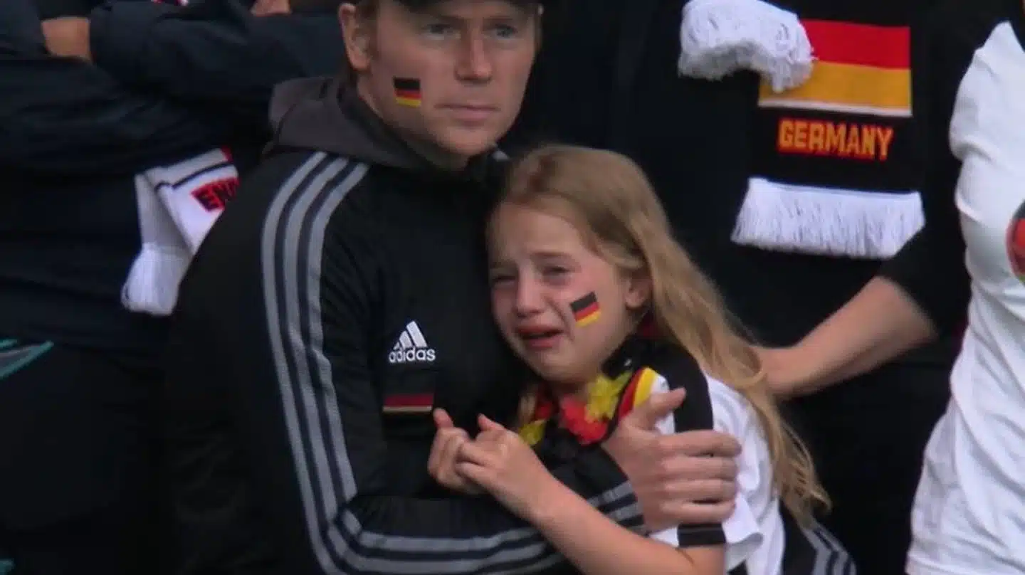 A Fundraiser Has Been Set Up For The Young Crying German Supporter