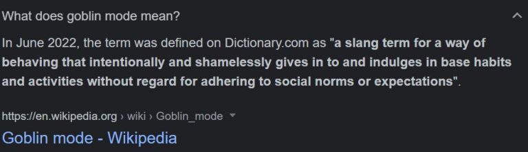 'Goblin Mode' Has Been Named The Oxford Word Of The Year 2022