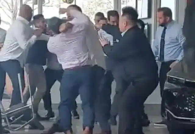 Fight At Toyota Dealership