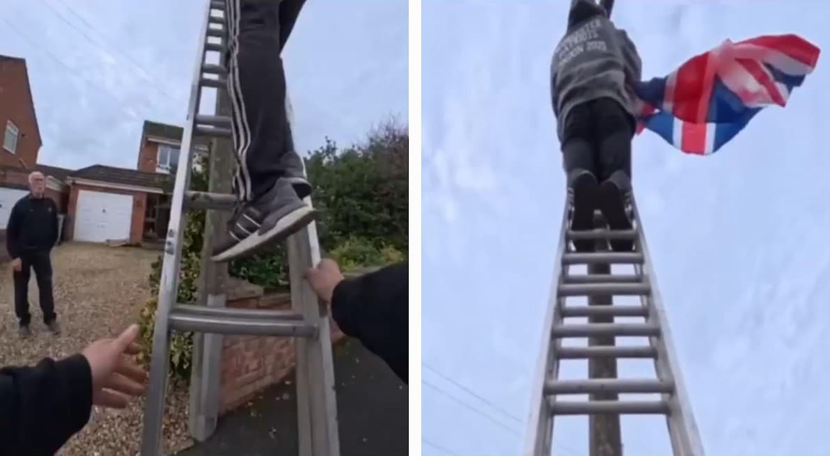 These 'Patriots' Are Facing Backlash For Putting Up Flag Outside ...